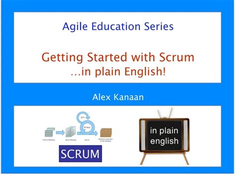 Getting Started With Scrum In Plain English Pdf
