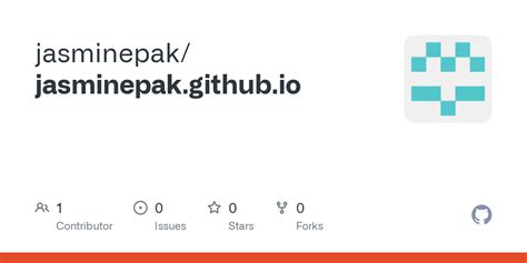 GitHub Jasminepak Jasminepak Github Io