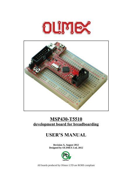 Msp430 T5510 Users Manual Olimex