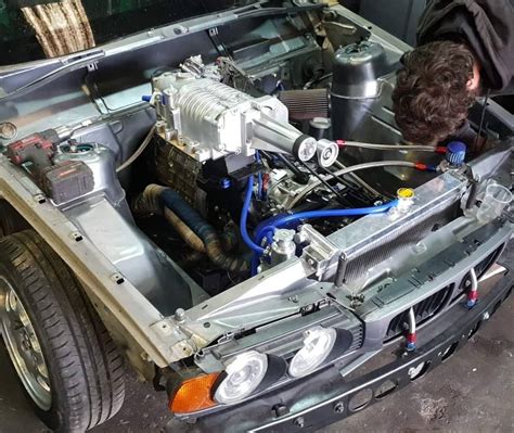 Bmw E34 With A Supercharged 13b Two Rotor Engine Swap Depot