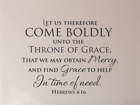 Let Uscome Boldly Unto The Throne Of Grace Hebrews 416 Etsy