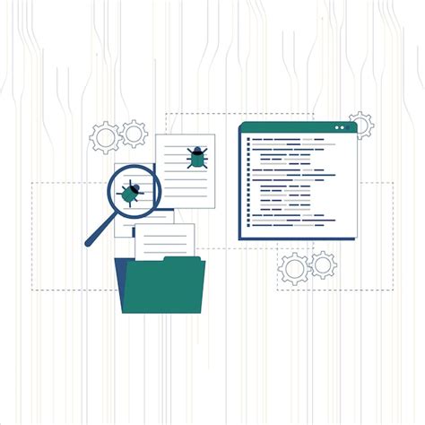 premium vector illustration data cyber security data encryption