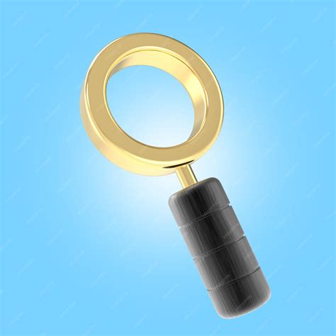 Premium Psd Magnifying Glass 3d Illustration Isolated Research Icon