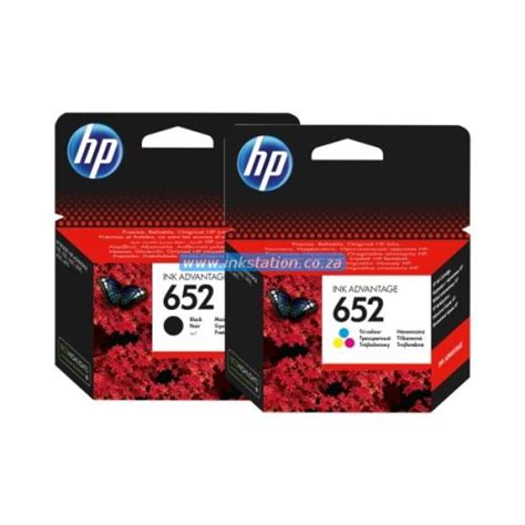 Original Hp 652 Black And Colour Ink Cartridge Combo Ink Station