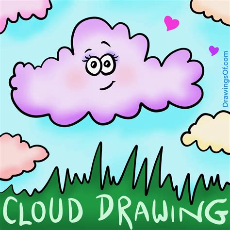 How To Draw A Cloud