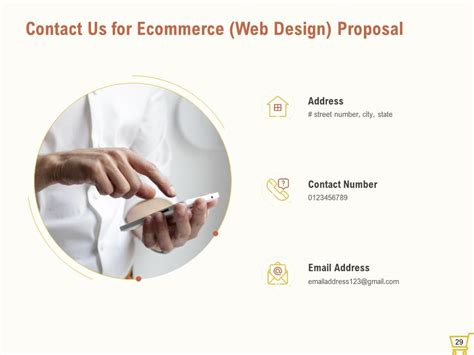Ecommerce Web Design Proposal Powerpoint Presentation Slides Presentation Graphics