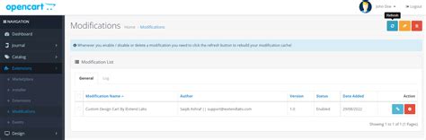 OpenCart OpenCart Custom Product Designer For OC And