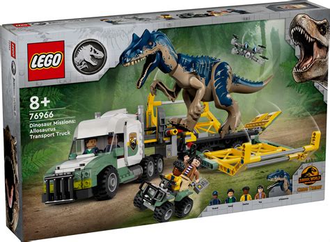 LEGO Jurassic World 76966 DINOMISJE CIĘŻARÓWKA DO TRANSPORTU ALLOZAURA ...