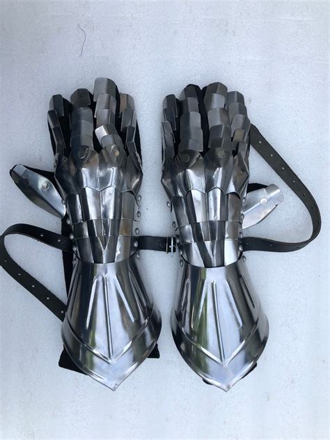 Handmade Steel Knight Gauntlets Functional Medieval Armor Cosplay