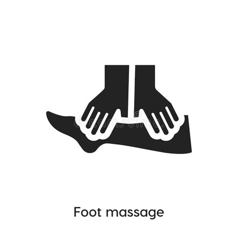 Foot Massage Icon Vector Foot Massage Icon Vector Symbol Illustration