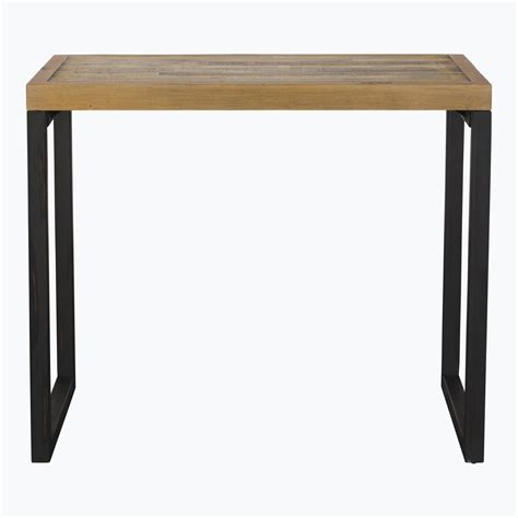 Halsey Reclaimed Rectangular Bar Table Lee Longlands