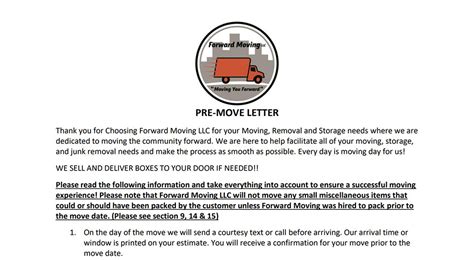 Download Important Moving Documents Forward Movers