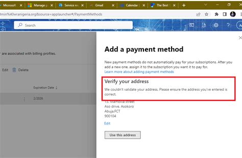 I Cant Add New Payment Method Microsoft Community