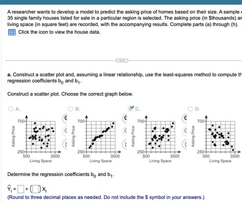 Solved A Researcher Wants To Develop A Model To Predict The Chegg