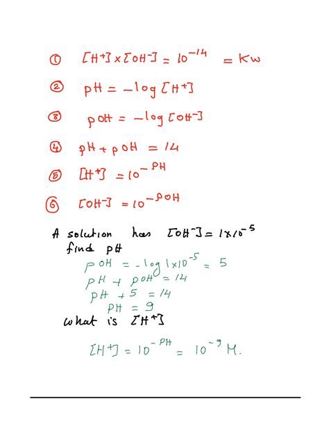 Solution Hydrogen Ions And Ph Exercises Studypool