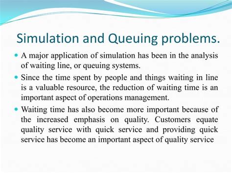 Simulation And Modelling Pptx