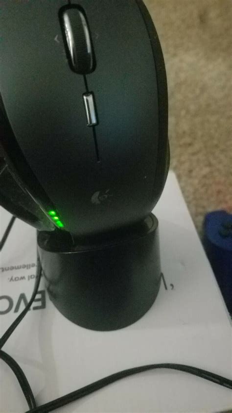 Logitech M Rbq124 Mx Revolution Wireless Cordless Mouse W Charger No Receiver Ebay