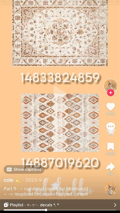 Rug Codes For Berry Avenue De Haus Blog