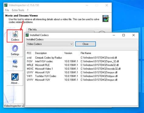 How To Check Installed Codecs In Windows