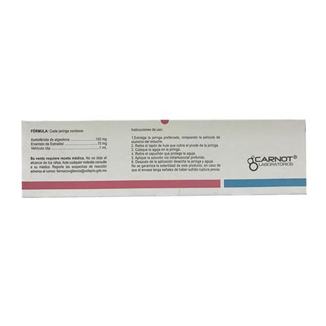 Carnot Patector 15010 Mg Jga Prell1x1 Ml 1 Pz H E B México
