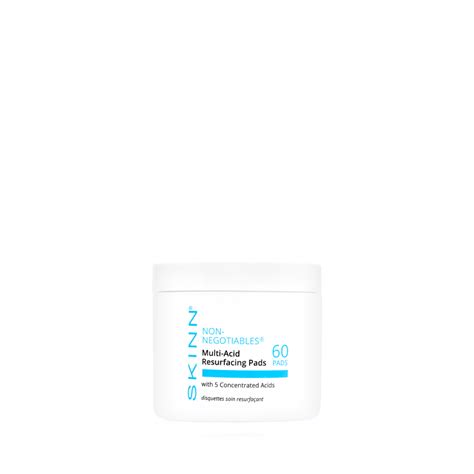 Multi Acid Resurfacing Pads 10 Glycolic 2 Salicylic Acid Skinn