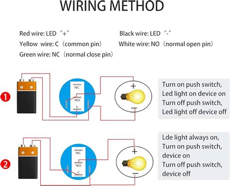 Push Button Tactile Switch Pinout Connections Uses 50 Off