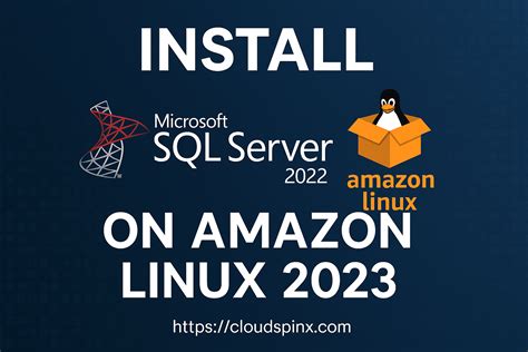 Install Microsoft Sql Server 2022 On Amazon Linux 2023 Cloudspinx