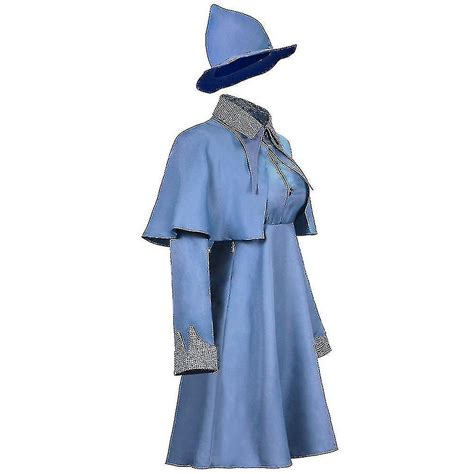 Wizard School Witch Fleur Isabelle Delacour Cosplay Costume Beauxbaton Magic Women School