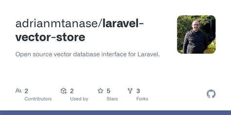 Github Adrianmtanase Laravel Vector Store Open Source Vector Database Interface For Laravel