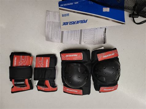 Powerslide Hand Knee And Wrist Guards Sports Equipment Sports