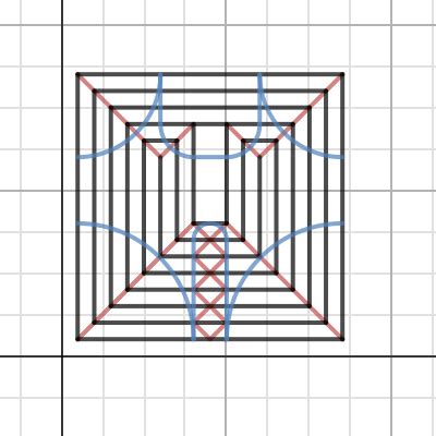 Man Crease Pattern Desmos