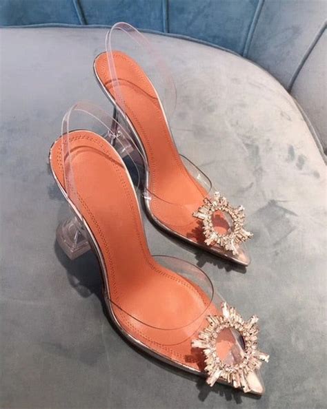 Pumps Elegant Pointed Toe Rhinestones High Heels Wedding Shoes Crystal