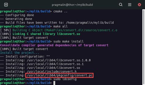 Create A Shared Library In C With Cmake Pragmaticlinux