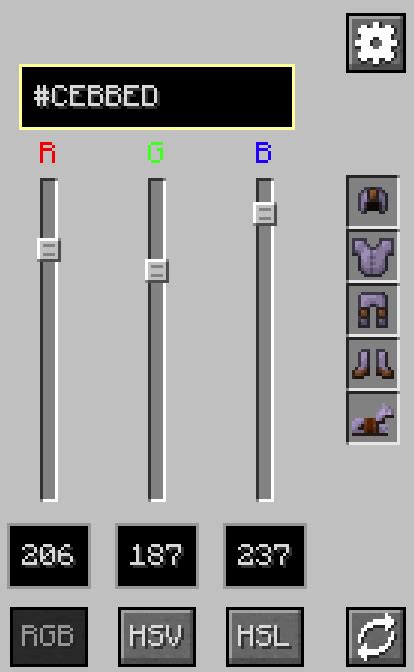 mcrgb a colour picker for blocks minecraft mods curseforge