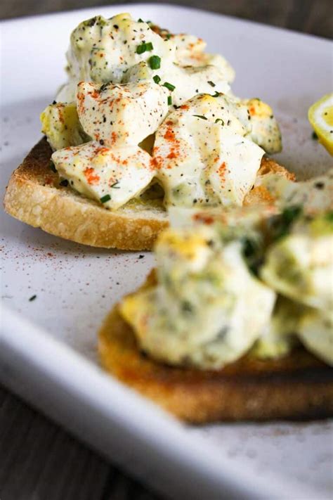 Deviled Egg Toast Tao Of Spice