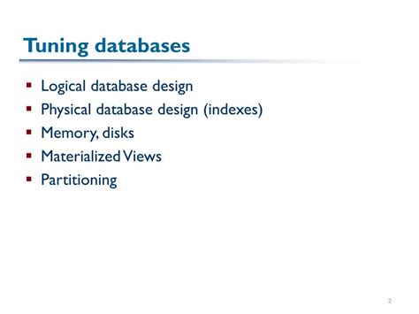 Ppt Self Tuning Database Systems Powerpoint Presentation Free
