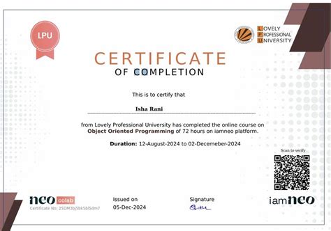 Isha Rani On Linkedin Im Excited To Share That Ive Completed The Data Structures And