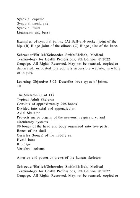 Chapter 3the Skeletal Systemstructures And Functions Of Pdf