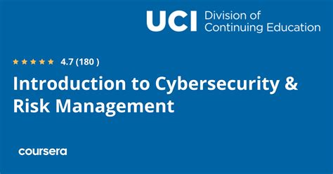 Introduction To Cybersecurity And Risk Management Coursera