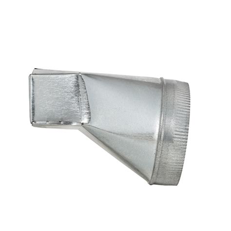 Galvanized Steel Offset Register Boot 3 14 Inch X 10 Inch To 6 Inch