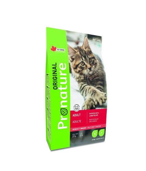 Pronature корм для взрослых кошек, курица и ягненок 2,72 кг - купить с ...