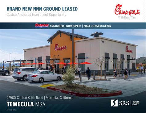 Murrieta Ca Chick Fil A Retail Investment Sale In Murrieta
