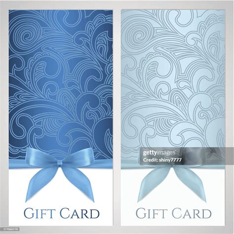 Two T Card Templates With Floral Pattern And Now High Res Vector
