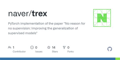 GitHub Naver Trex PyTorch Implementation Of The Paper No Reason For No Supervision