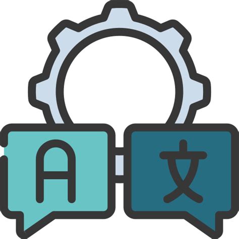 Language Processing Programming Robotics Machine Icon Download On