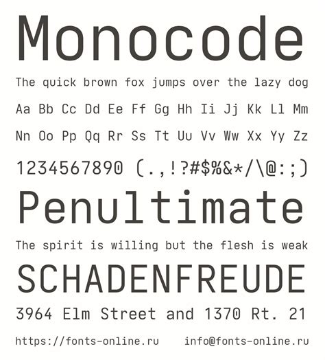 Monocode Font