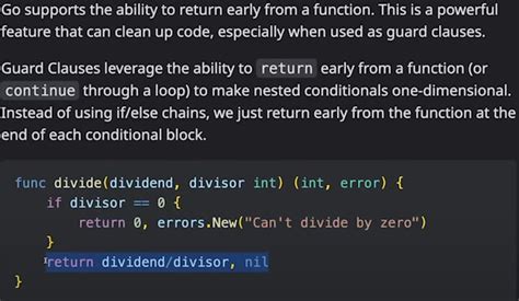 Michael Kithinji On Linkedin Guard Clause In Golang Programming