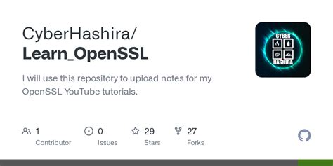 Learnopensslencryptionusingopensslmd At Main · Cyberhashiralearnopenssl · Github