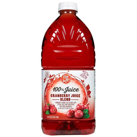 Big Win Cranberry Juice Blend 100 Juice 64 Fl Oz