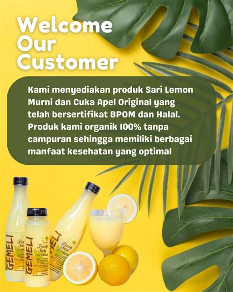 Produk Sari Lemon Gemeli Shopee Indonesia